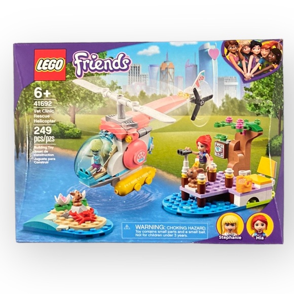 Lego | Toys | Lego Friends Vet Clinic Rescue Helicopter 4692 Building ...